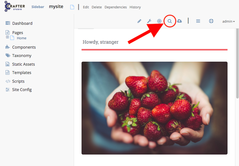 [studio-ui] Error in logs when clicking on the search icon from the context nav · Issue #2770 ...