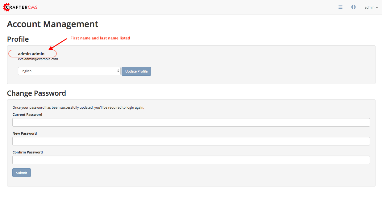 [studio-ui] User first name and last name is not displayed in the ...