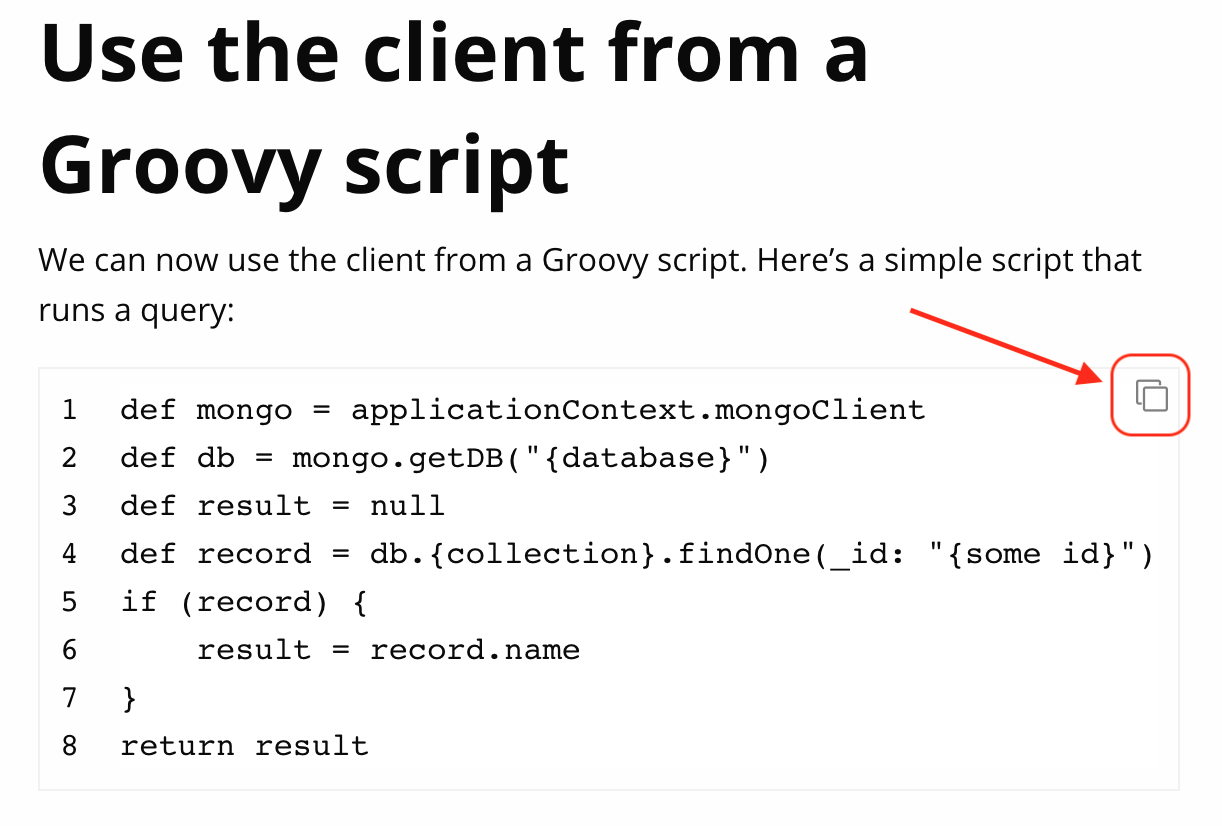 [docs] Update code style and add copy-to-clipboard · Issue #3098 · craftercms/craftercms · GitHub
