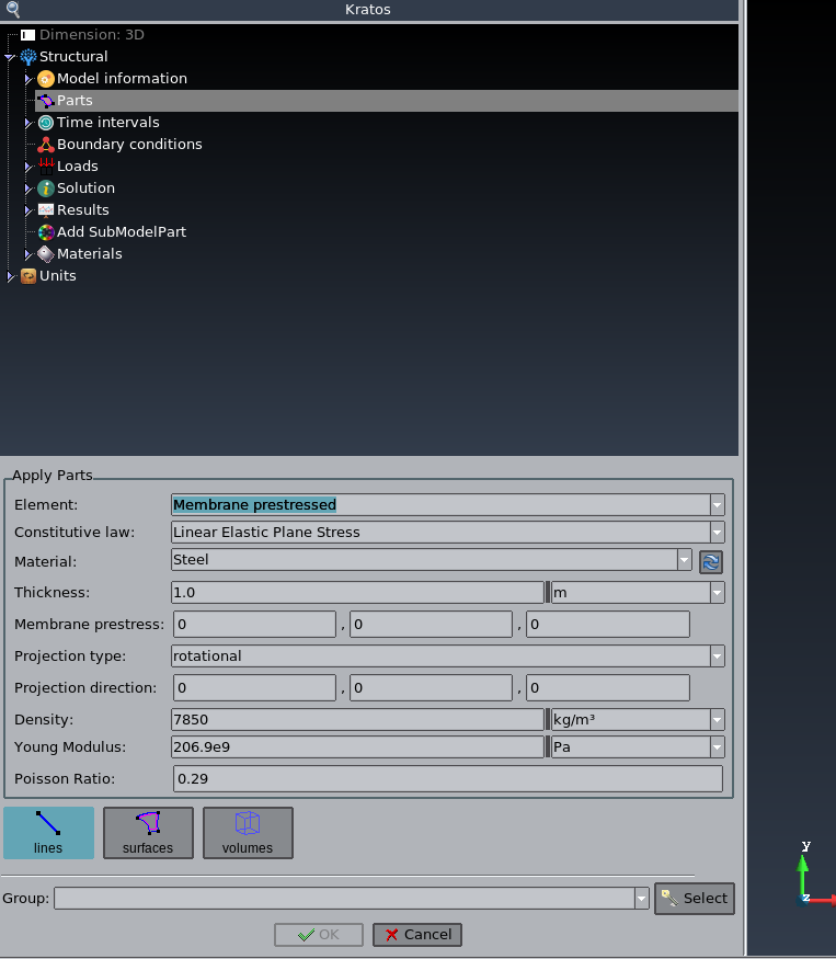 why the Membrane Element is not included in the GiD interface? · Issue #4487 ...