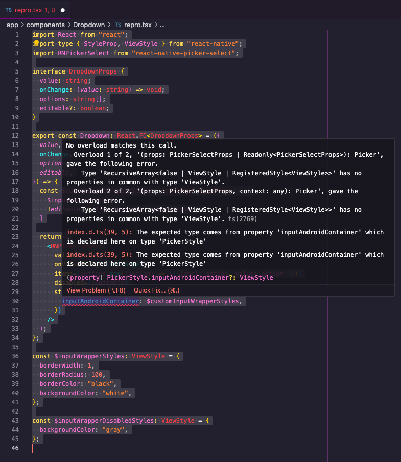 Typing doesn't permit arrays when supplying style overrides · Issue #527 · lawnstarter/react ...