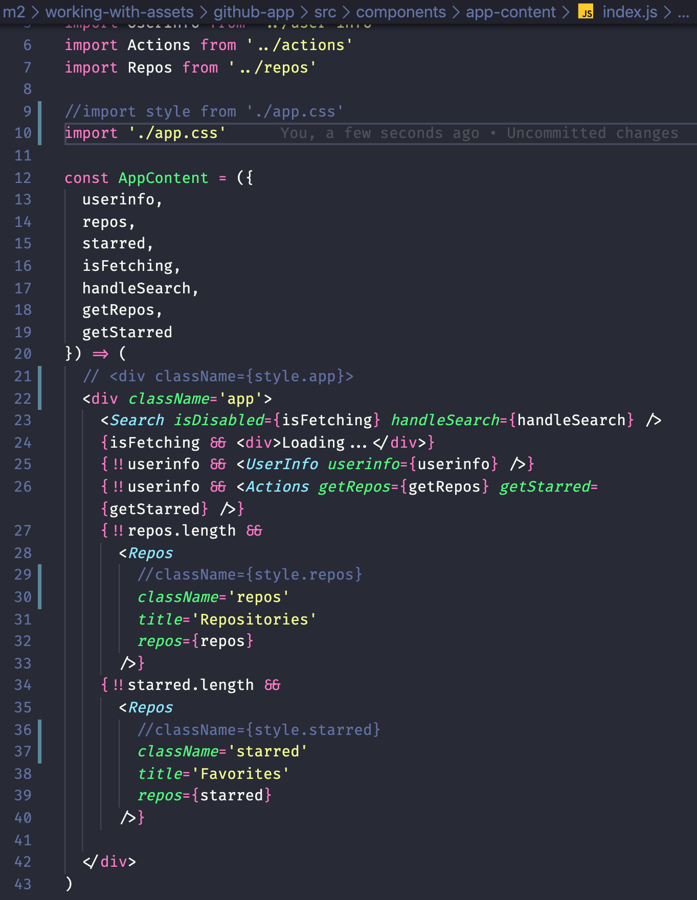 M2#A37 · Issue #425 · da2k/curso-reactjs-ninja · GitHub