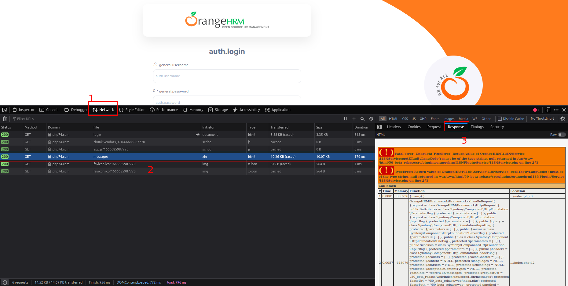 Upgrading from 5.1 to 5.2 produces multiple errors in field labels. · Issue #1500 · orangehrm ...