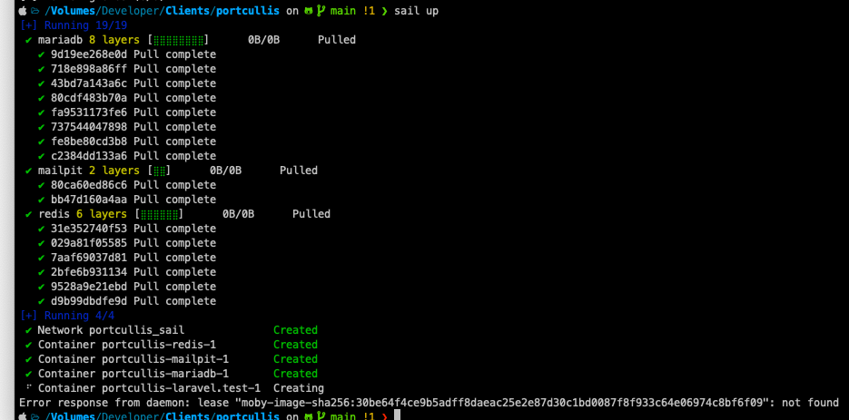 Error response from daemon: lease moby-image-sha256:XXXXXXXXX not found · Issue #597 · laravel ...