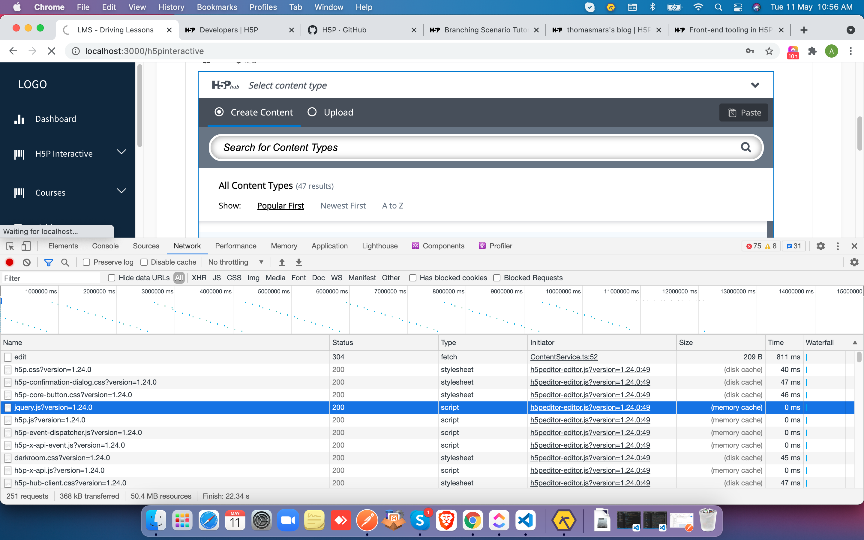 H5P Reactjs build: api call to h5p/core/js/jquery.js?version=1.24.0 - pending issue · Issue ...