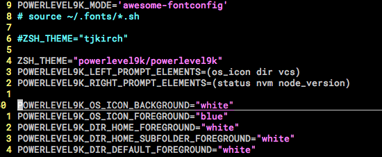 Wrong Icons In the Prompt · Issue #724 · Powerlevel9k/powerlevel9k · GitHub