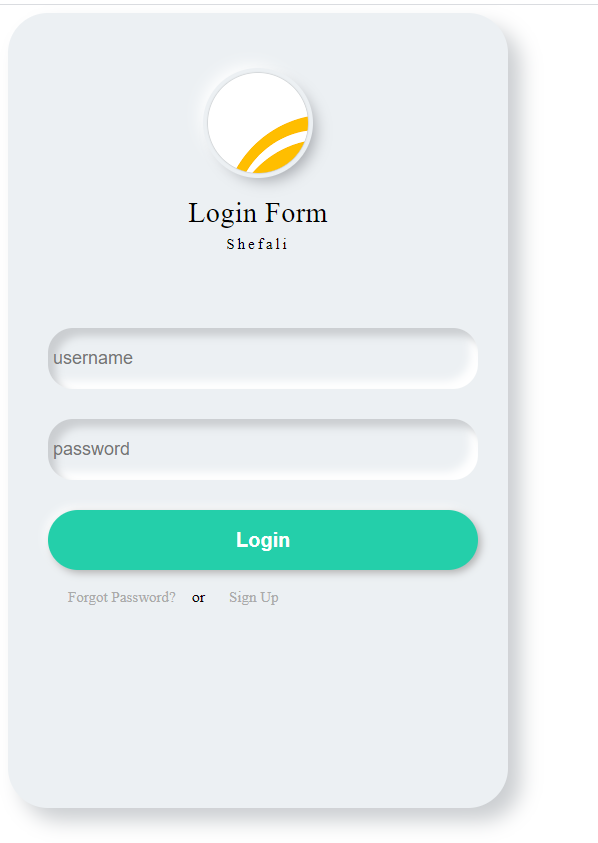 GitHub - shefalishri/login-form: pure html css login form