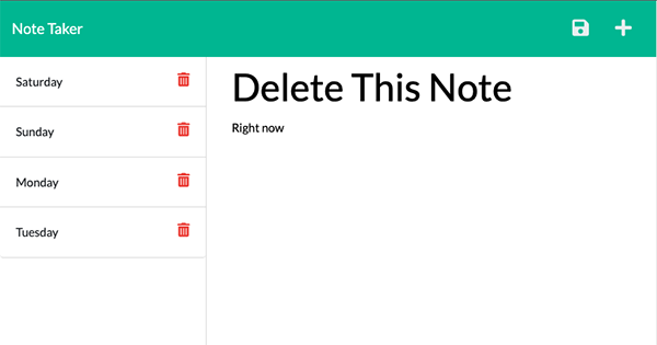 GitHub - utilrr/note-taker2: Deployed site via Heroku
