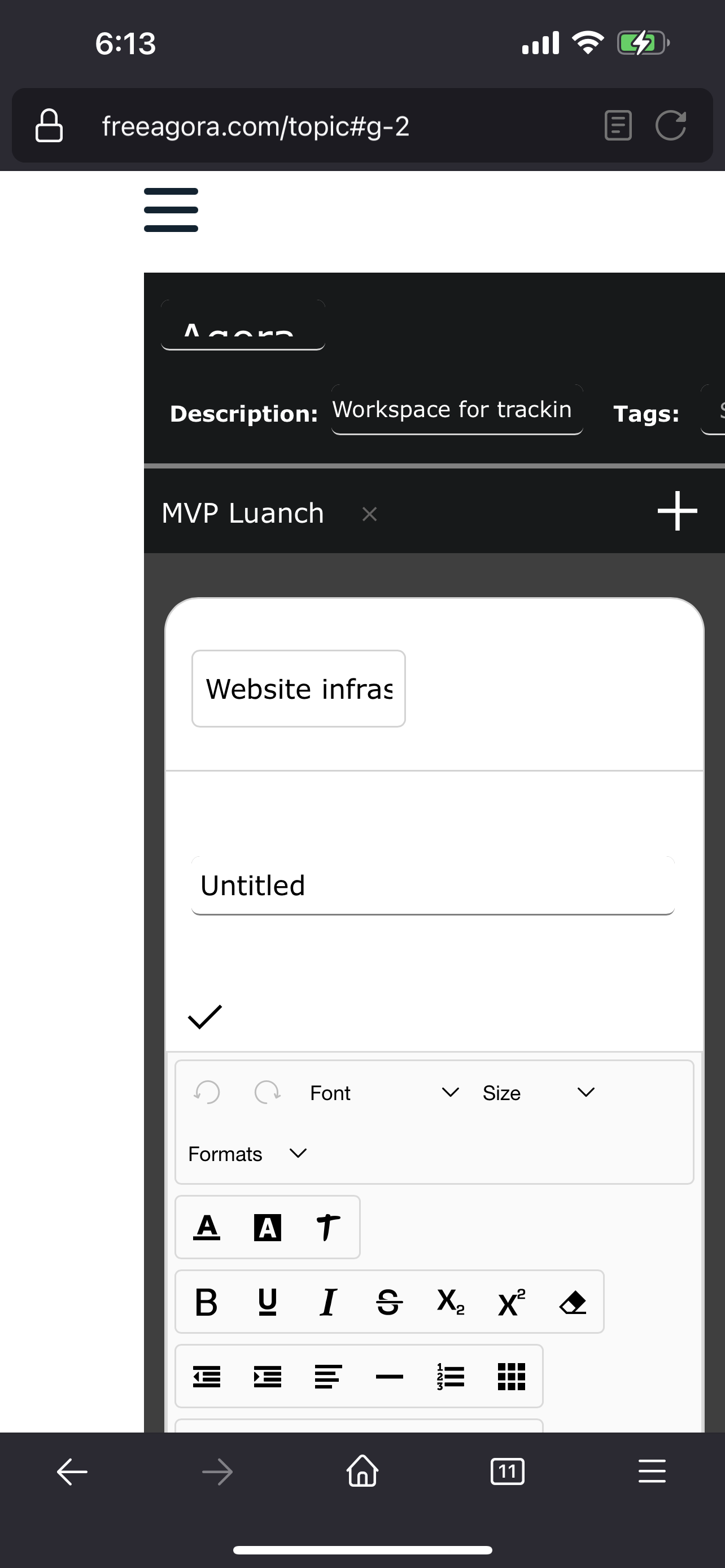 Ui issues for mobile on dashboard and topic edit · Issue #320 ...