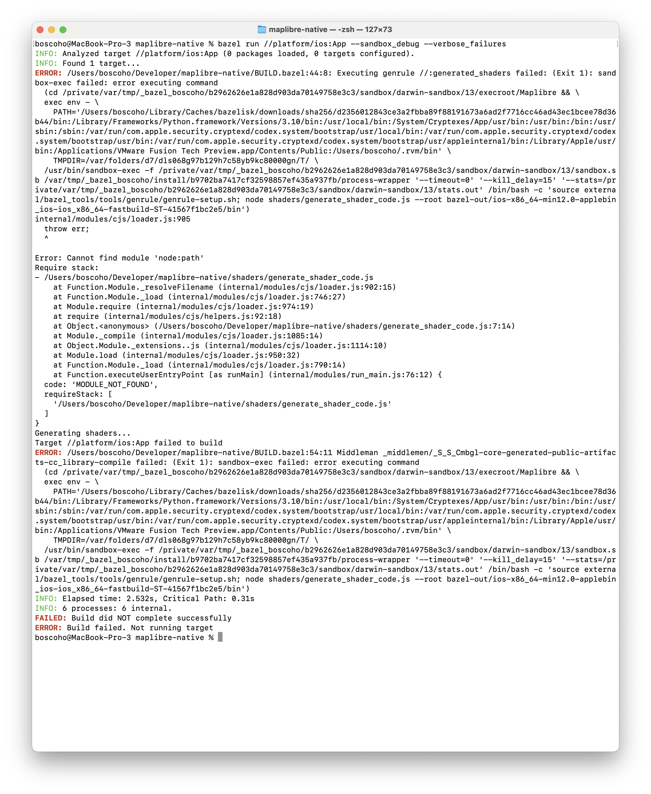 Missing instructions to build MapLibre iOS App · Issue #1544 · maplibre/maplibre-native · GitHub