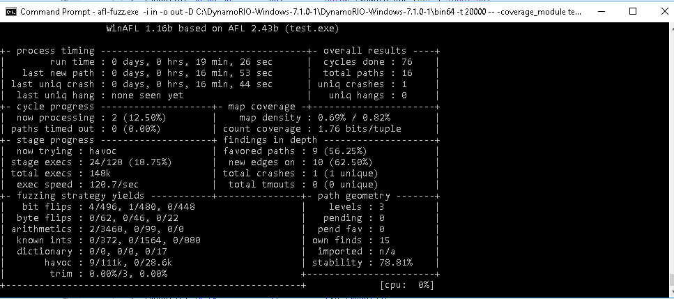 Why does winafl never find vuln path 2? · Issue #256 · googleprojectzero/winafl · GitHub