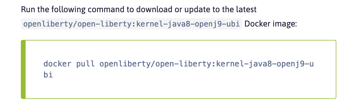 Update guides which using docker to pull the latest OL image · Issue ...