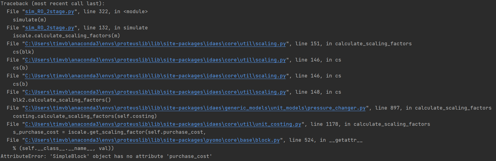 Scaling for costing block · Issue #210 · IDAES/idaes-pse · GitHub