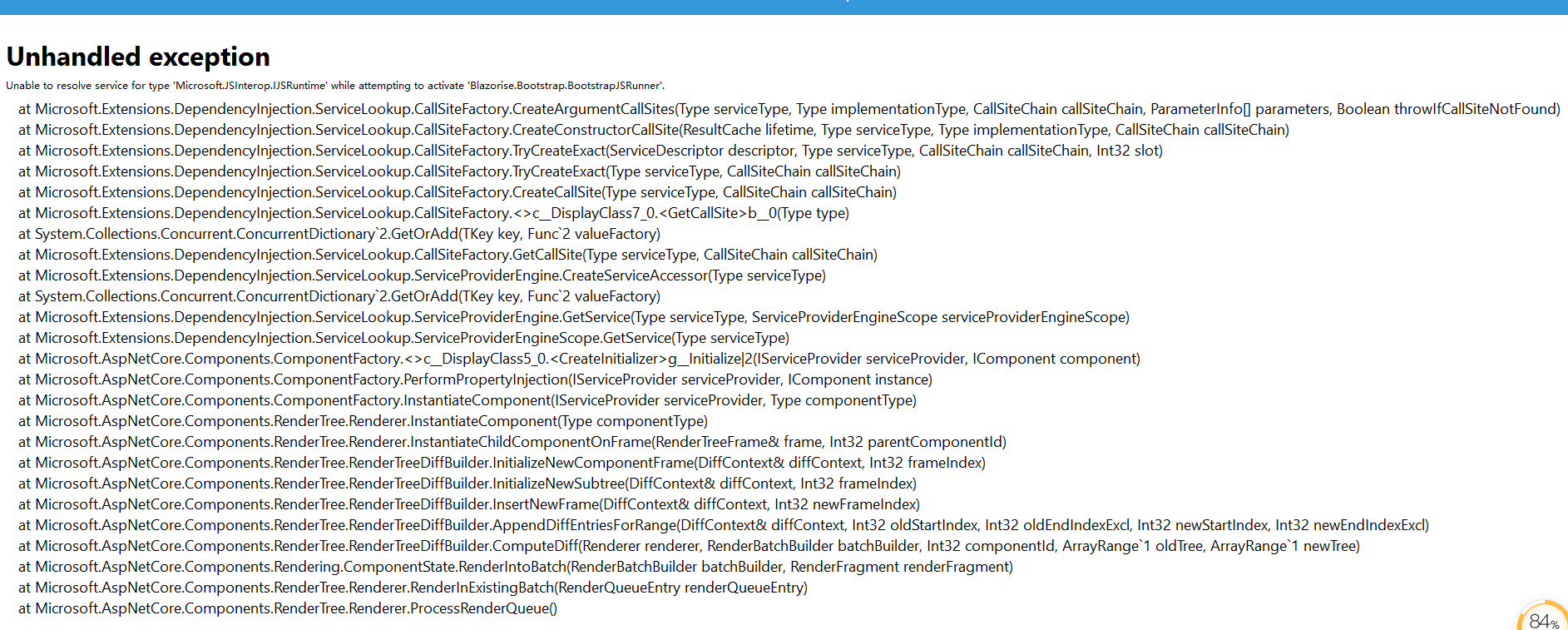 Third party components Blazorise.Bootstrap In Microsoft.MobileBlazorBindings.WebView .Windows 0. ...