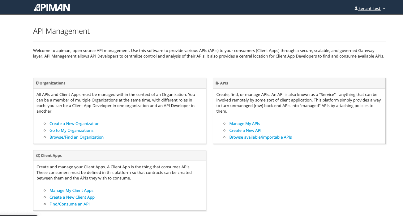 Organization user viewing other organisations · Issue #872 · apiman/apiman · GitHub