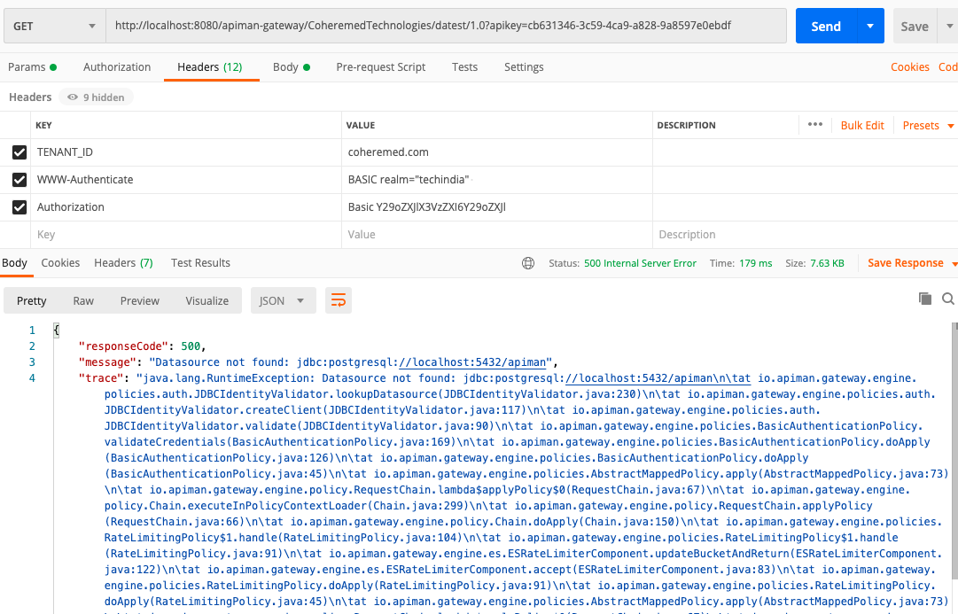 Basic Authentication with jdbc endpoint · Issue #880 · apiman/apiman · GitHub