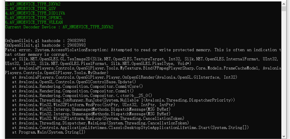 Opengles Renders Nv12 Data Abnormally And Causes The System To Crash · Issue 10930 · Avaloniaui