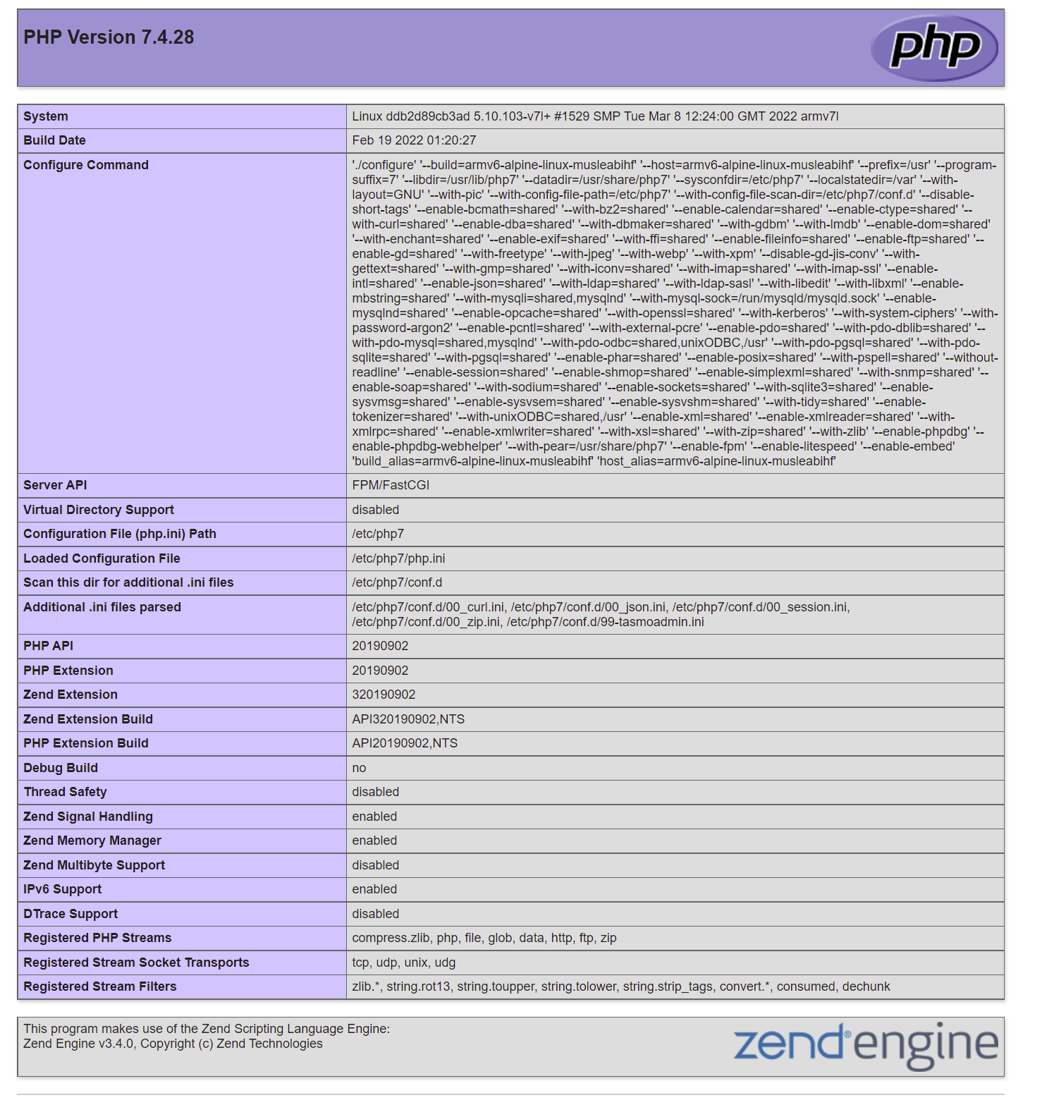 Tasmoadmin 1.8.0 not running after update (Docker on Raspberry Pi 3) · Issue #488 · TasmoAdmin ...