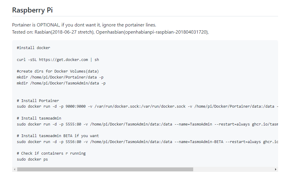 Tasmoadmin 1.8.0 not running after update (Docker on Raspberry Pi 3) · Issue #488 · TasmoAdmin ...
