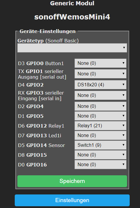 18x20 not working when GPIO as "Switch 1"is configured in Tasmota V 7.1 ...