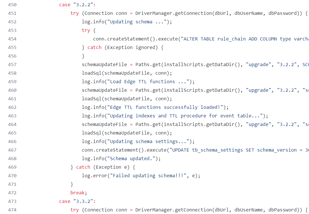 [Bug] Db upgrade from 3.3.1 to 3.3.4 failed · Issue #6264 · thingsboard ...