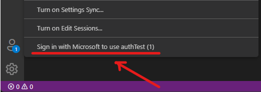 Quiet authentication requests not removed from Accounts menu after Sign In with Microsoft Auth ...