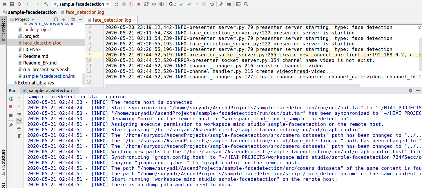 [Solved] Failed to execute workspace_mind_studio_sample-facedetection ...