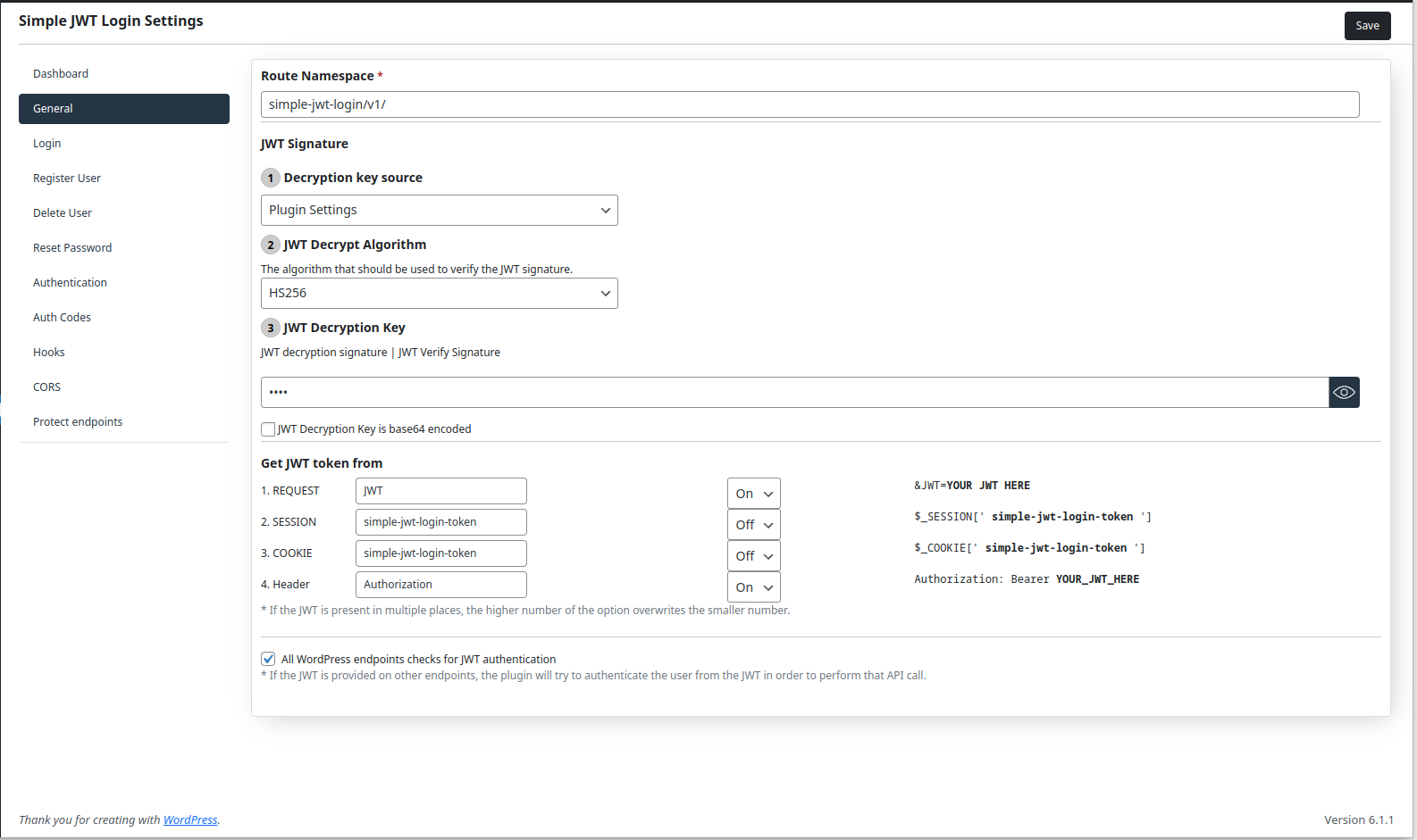 Remove the "Beta" tag from General Settings · Issue #57 · nicumicle/simple-jwt-login · GitHub