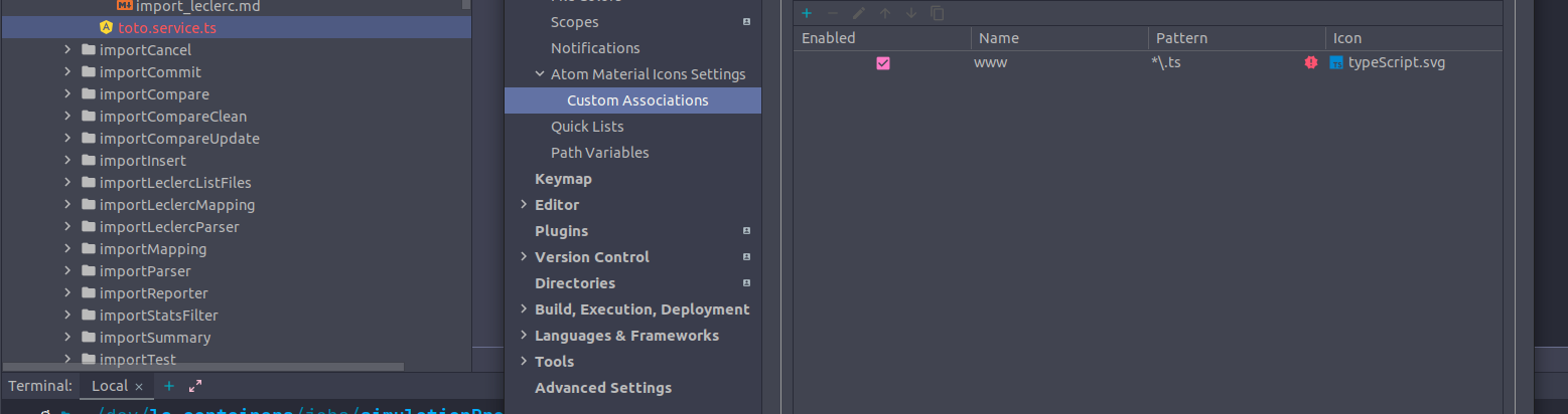 Cannot create .service.ts / .controller.ts files with the typescript ...
