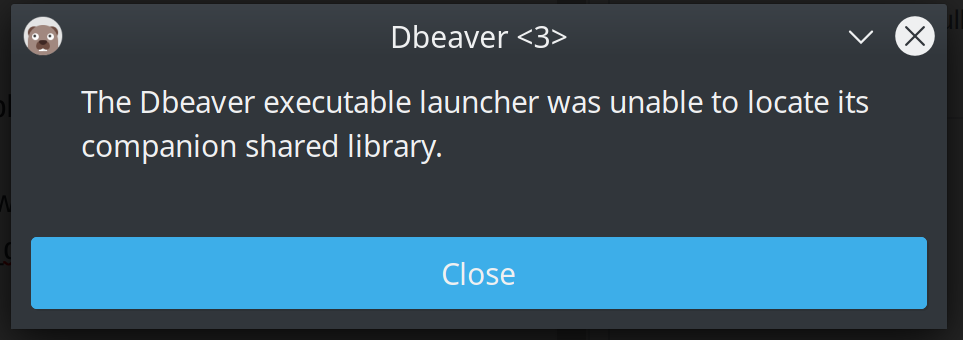 Wrong Launcher in dbeaver.ini after update · Issue #17085 · dbeaver/dbeaver · GitHub