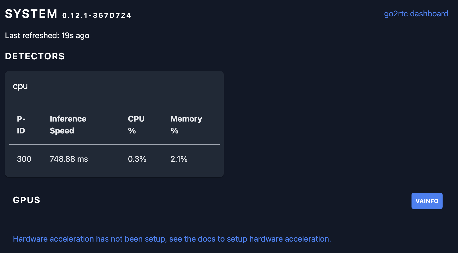 [Config Support]: RPi4 High CPU Usage · Issue #7918 · blakeblackshear/frigate · GitHub