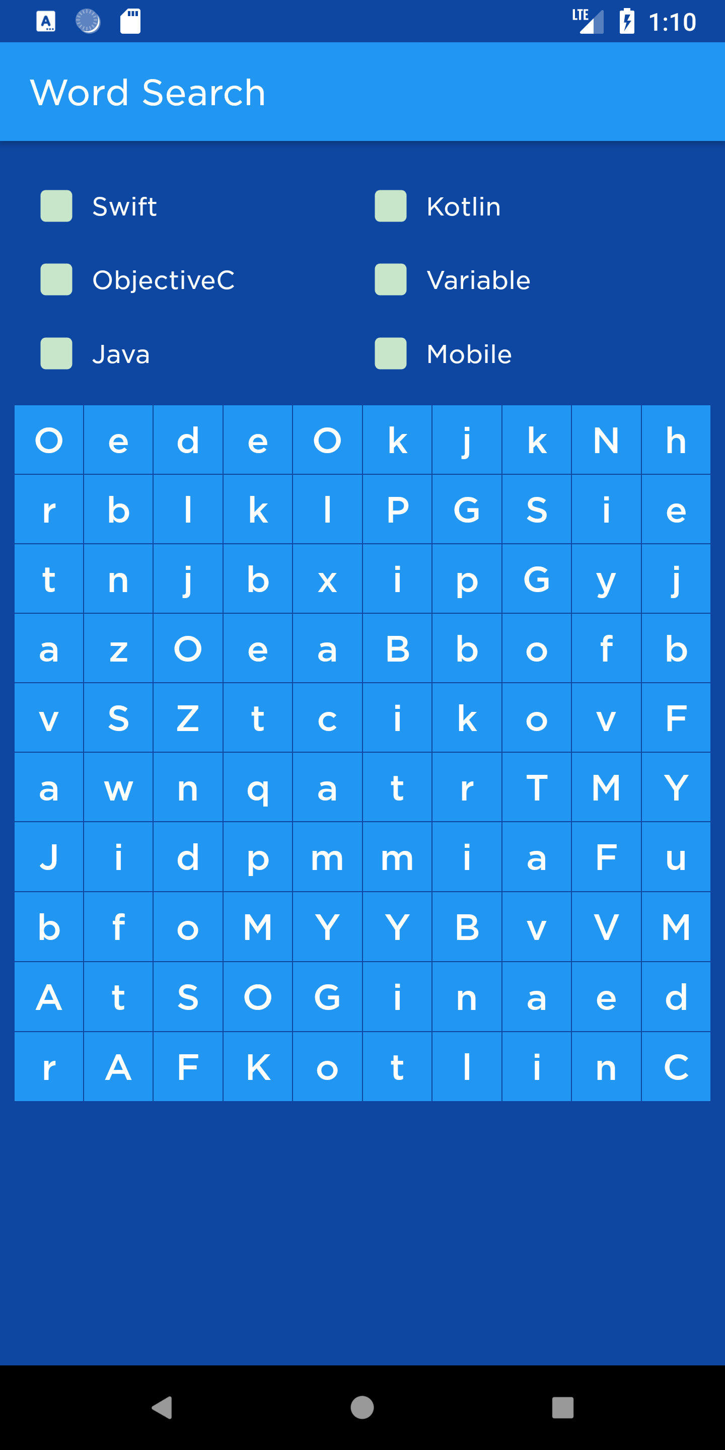GitHub - Nataland/Word-Search: Your classic word search game