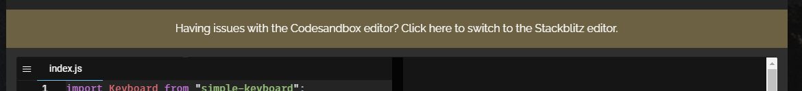 Angular & Vue Sandboxes suddenly stopped working. Error "Cannot use import statement outside a ...