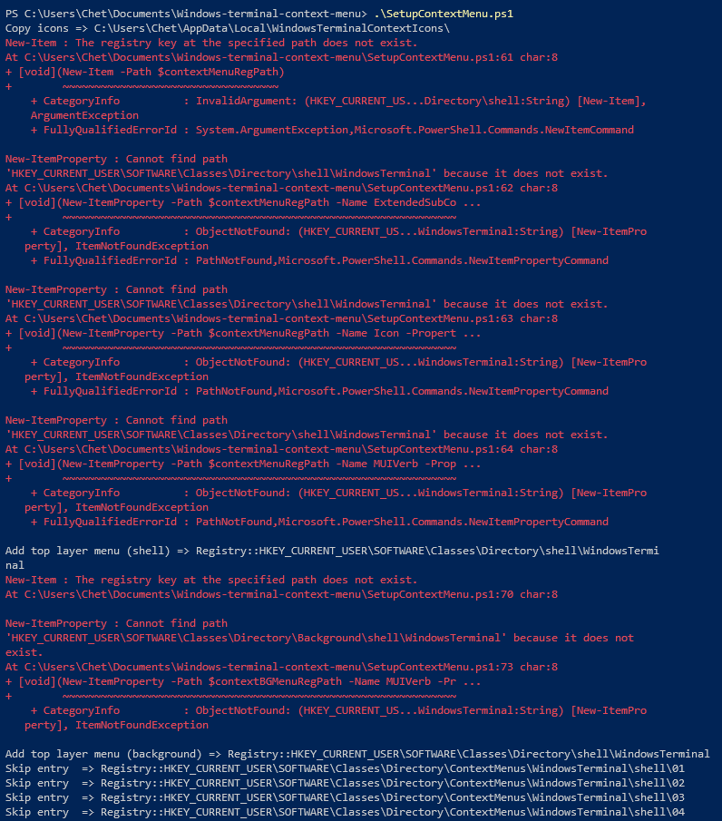 Check for parent reg key · Issue #8 · kerol2r20/Windows-terminal-context-menu · GitHub