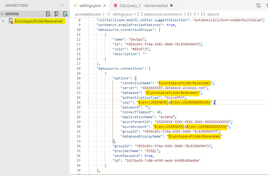 [Feature Request] Variable Reference in Connection Details · Issue ...
