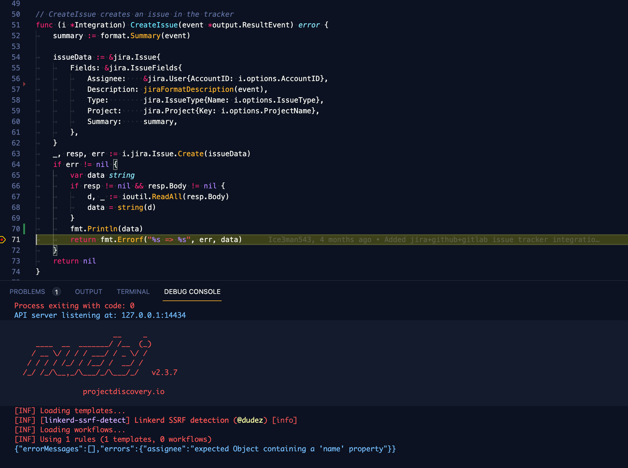 [issue] Jira reporting does not work with the Jira On-Prem version ...