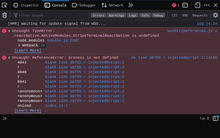 _reactNative.NativeModules.StripeTerminalReactNative is undefined · Issue #372 · stripe/stripe ...