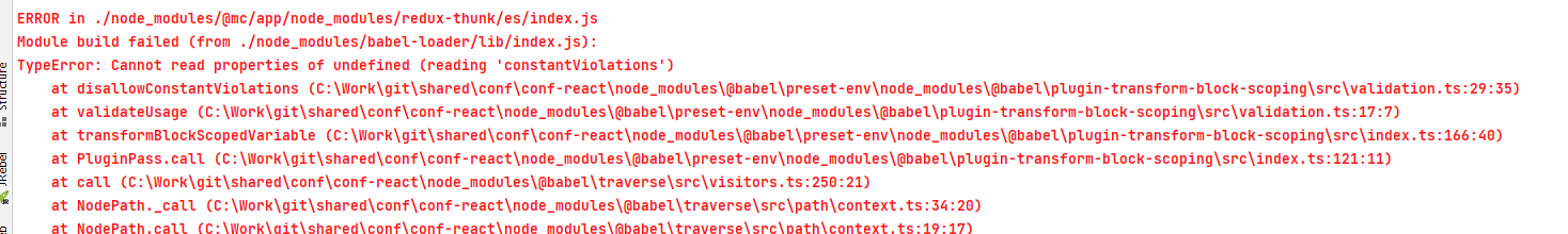 [Bug]: TypeError: Cannot read properties of undefined (reading 'constantViolations') · Issue ...