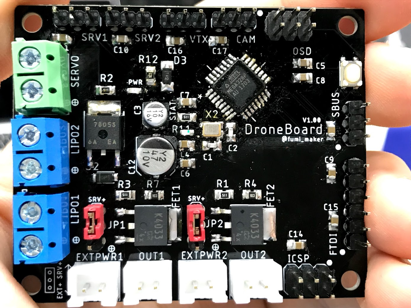 GitHub - fumimaker/Drone_onboard_system: 小型無人航空機向け汎用アクチュエータ制御ボードのファームウェアです．