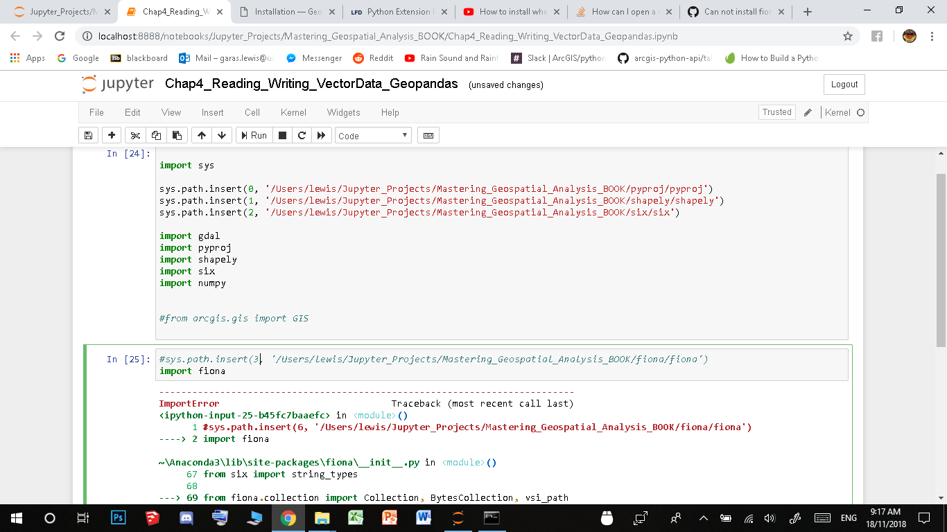 Can not install fiona in windows (trying for a days) · Issue #449 ...