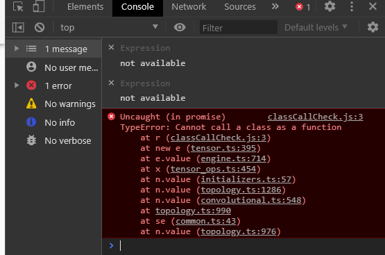 React production build will not compile TensorFlow.js 2.0 · Issue #3384 · tensorflow/tfjs · GitHub