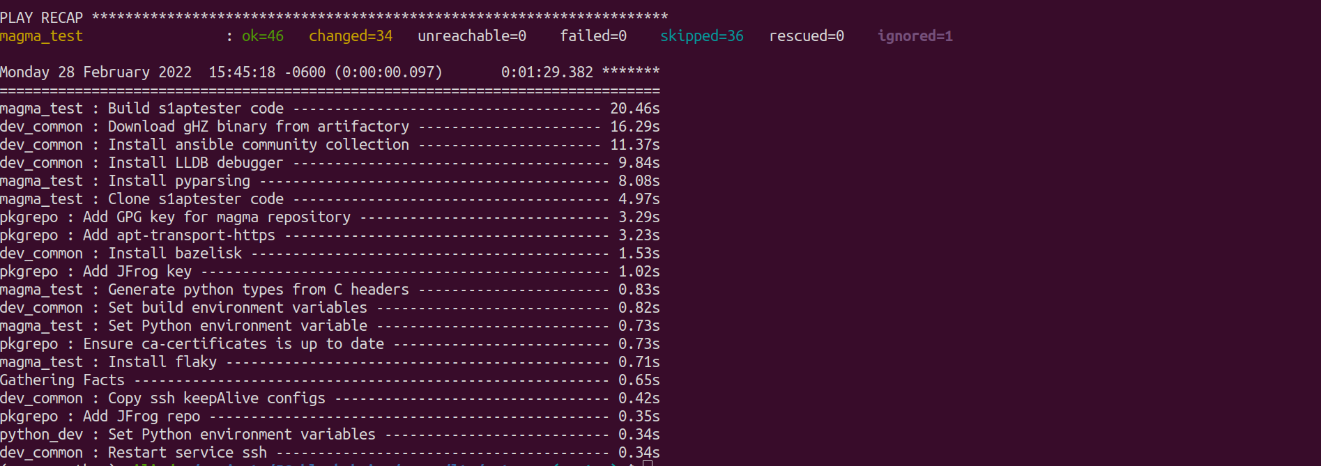 [v1.7] Ansible provisioning of gateway VM fails when using branch v1.7 · Issue #11854 · magma ...