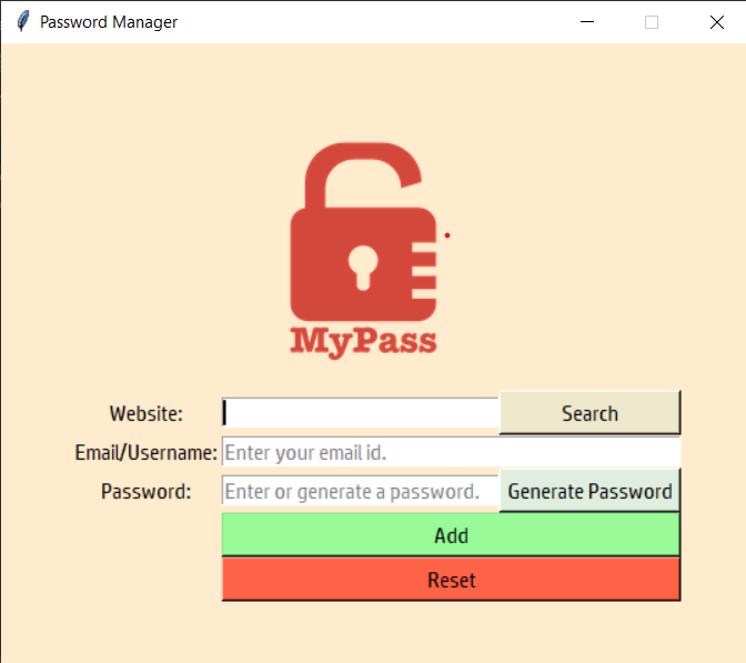 GitHub - Gupta731/Password-Manager: This password manager application ...