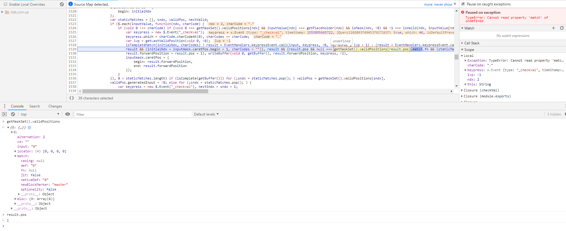 The first character is truncated when masking. · Issue #2089 · RobinHerbots/Inputmask · GitHub