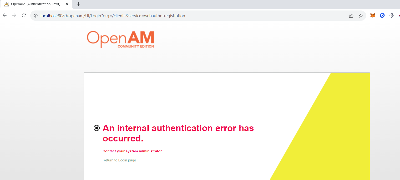 An Internal Authentication Error Has Occurred While Testing Webauthn · Issue 644