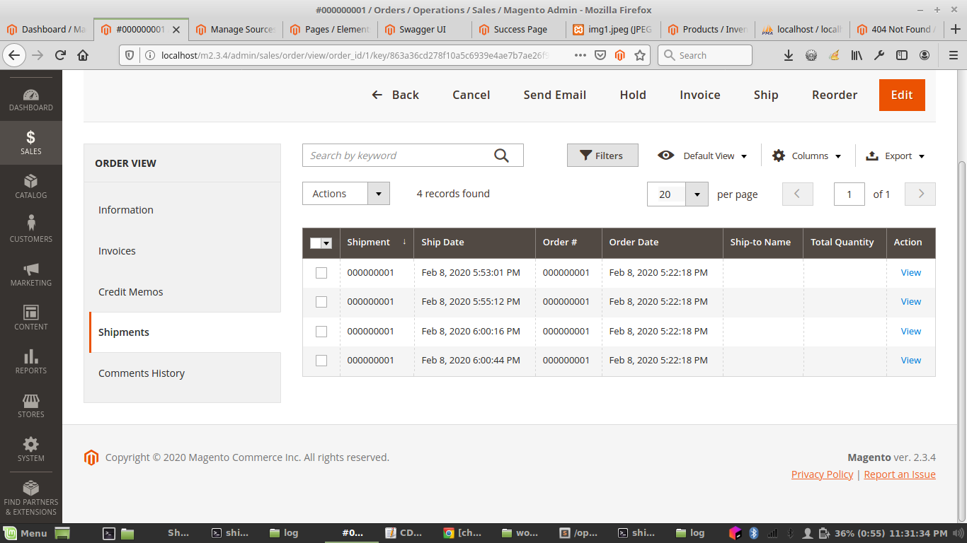Shipment create via API salesShipmentRepositoryV1 throw Fatal error · Issue #3193 · magento ...