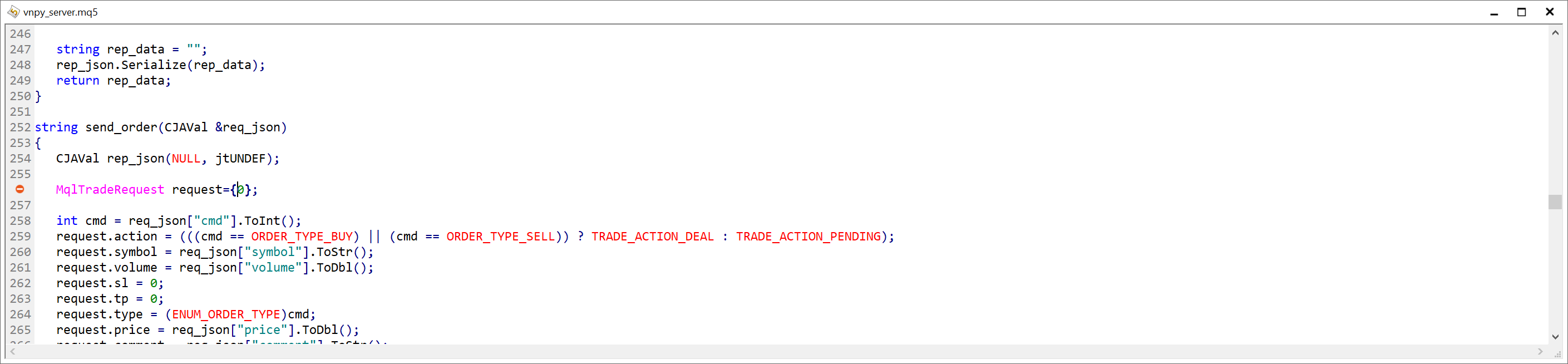 MT5 vnpy_server.mq5编译错误 · Issue #3136 · vnpy/vnpy · GitHub