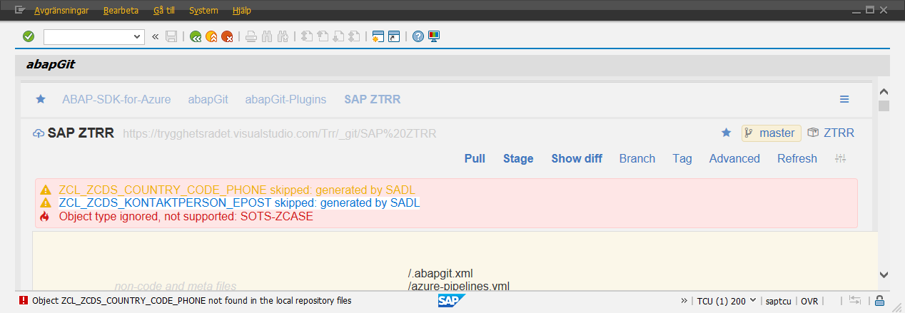 Skipped: generated by SADL but still ni the staging when doing Transport-to-Branch · Issue #2343 ...