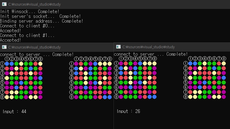GitHub - Oriburger/cli-bubble-pop-winsock2: 1 vs 1 board game using c++ socket