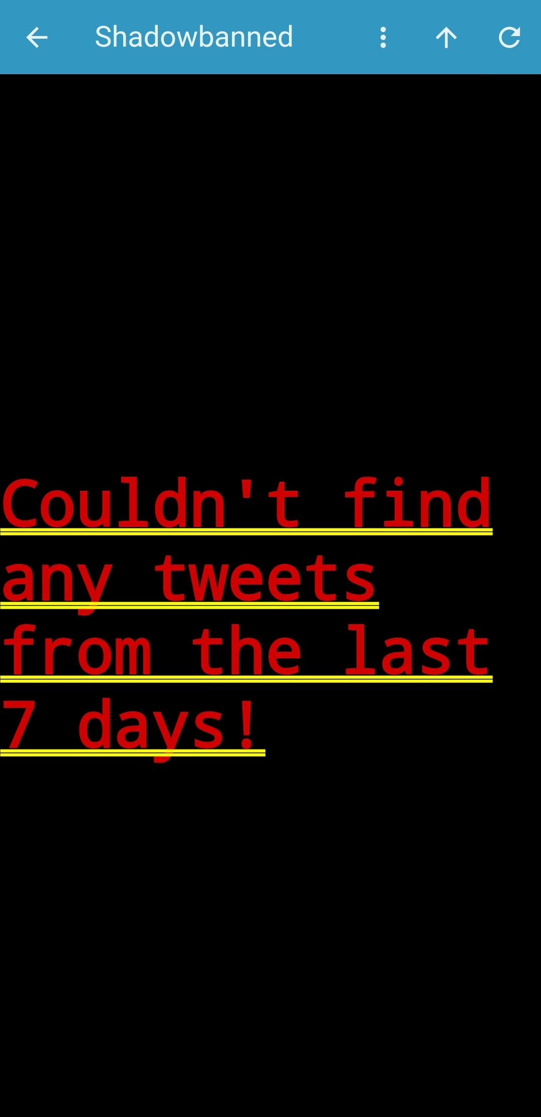 [BUG] Shadowbanned user's tweet does not show on feed · Issue #615 · jonjomckay/fritter · GitHub